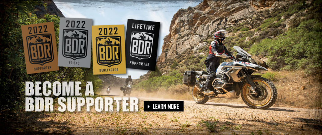 Backcountry Discovery Routes (BDR) for Adventure Motorcycling