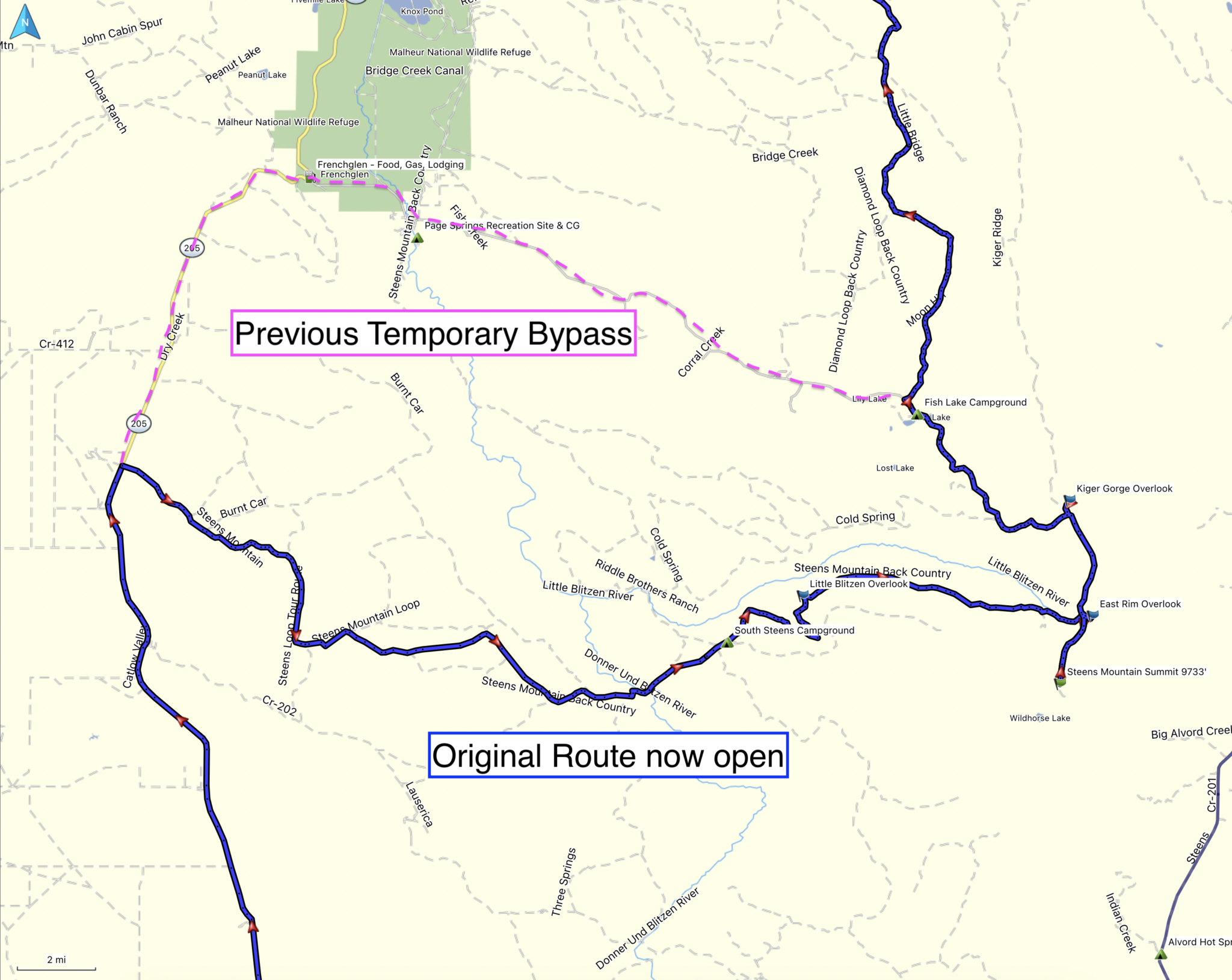 STEENS MTN & ALVORD DESERT OREGON Route Updates - Backcountry Discovery ...