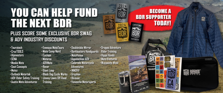 Backcountry Discovery Routes (BDR) for Adventure Motorcycling