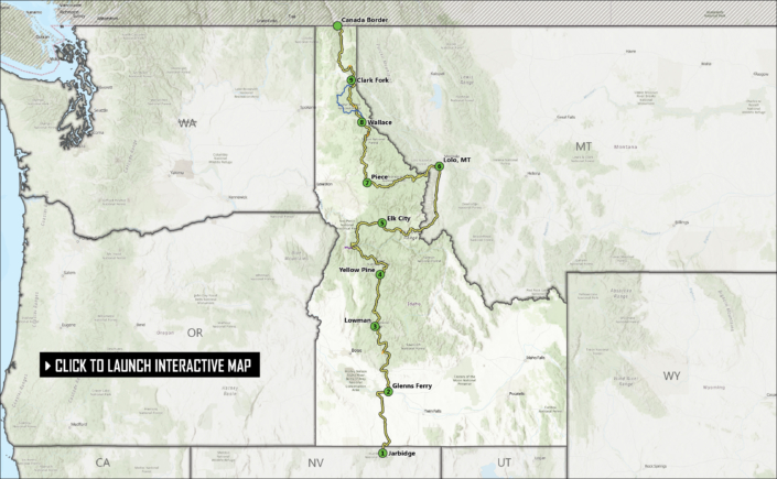 Idaho Backcountry Discovery Route (IDBDR) Map & Information