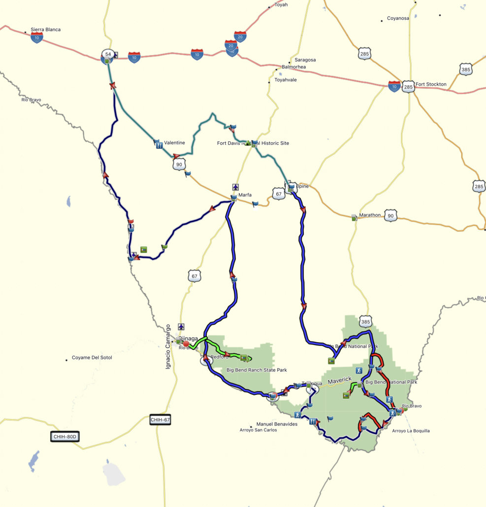 BIG BEND TEXAS Route Updates - Backcountry Discovery Routes