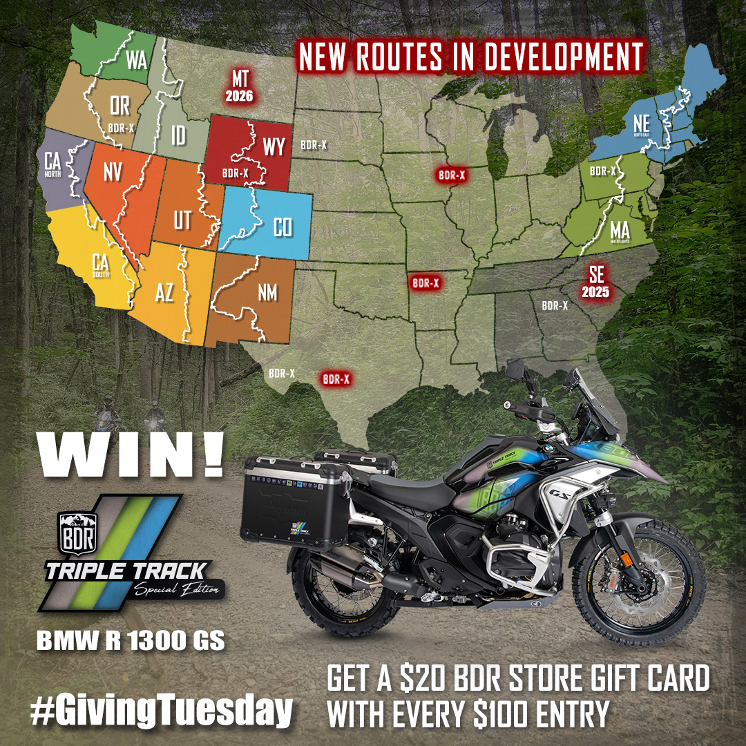 Backcountry Discovery Routes (BDR) for Adventure Motorcycling