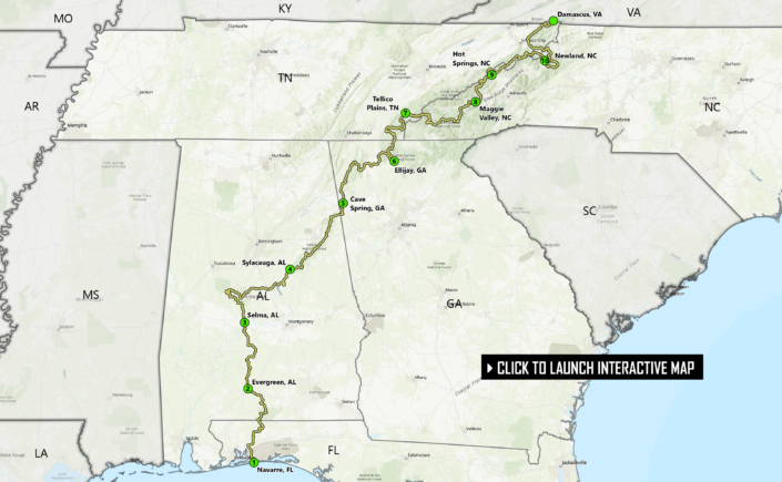 South East Backcountry Discovery Route (SEBDR) Map & Information