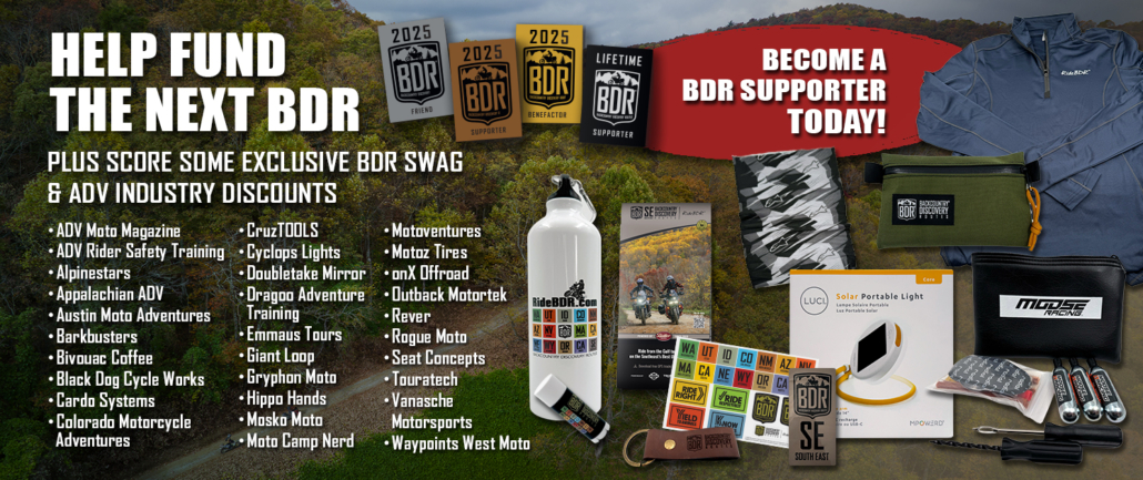Backcountry Discovery Routes (BDR) for Adventure Motorcycling
