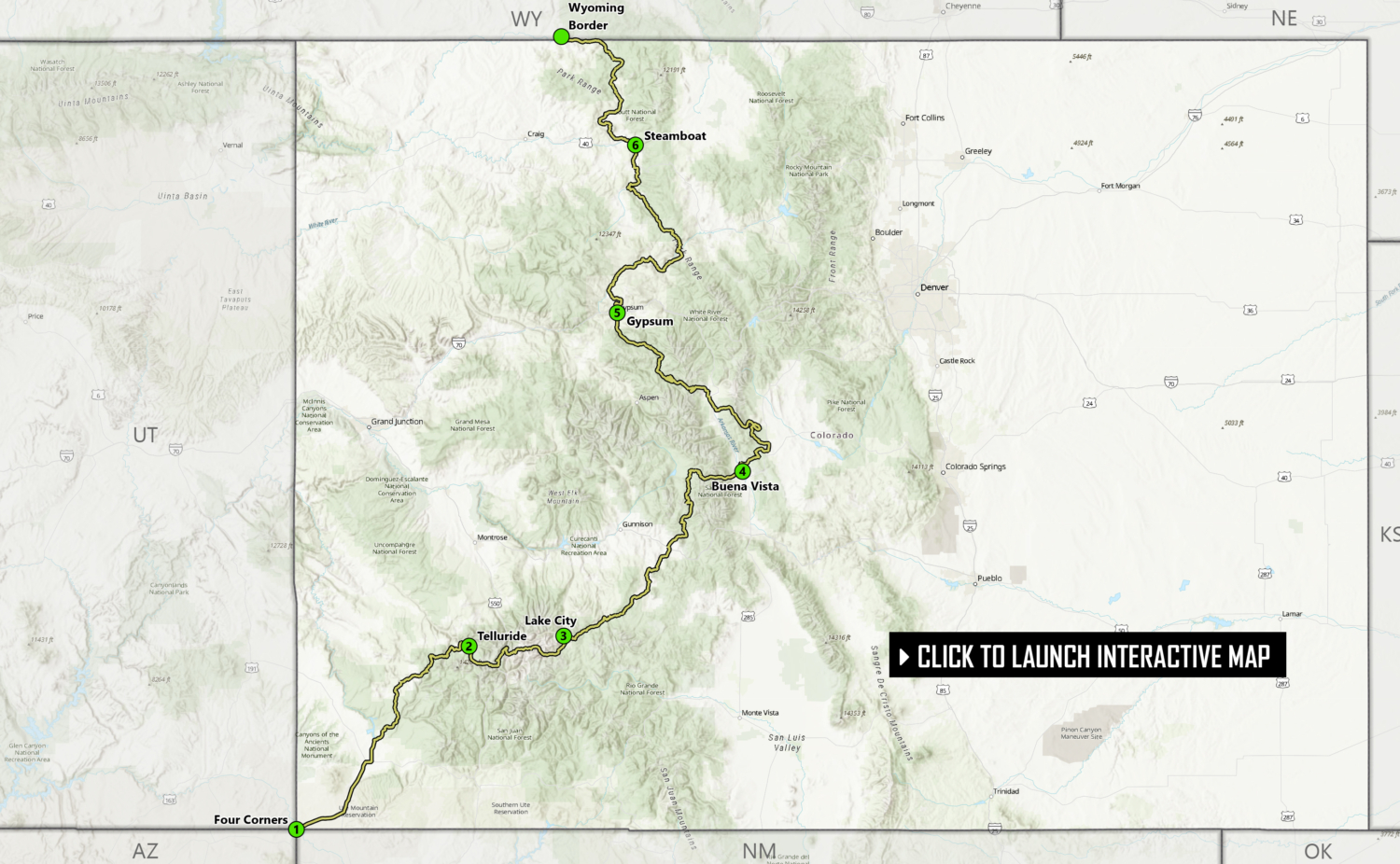 Colorado Backcountry Discovery Route (COBDR) Map & Information