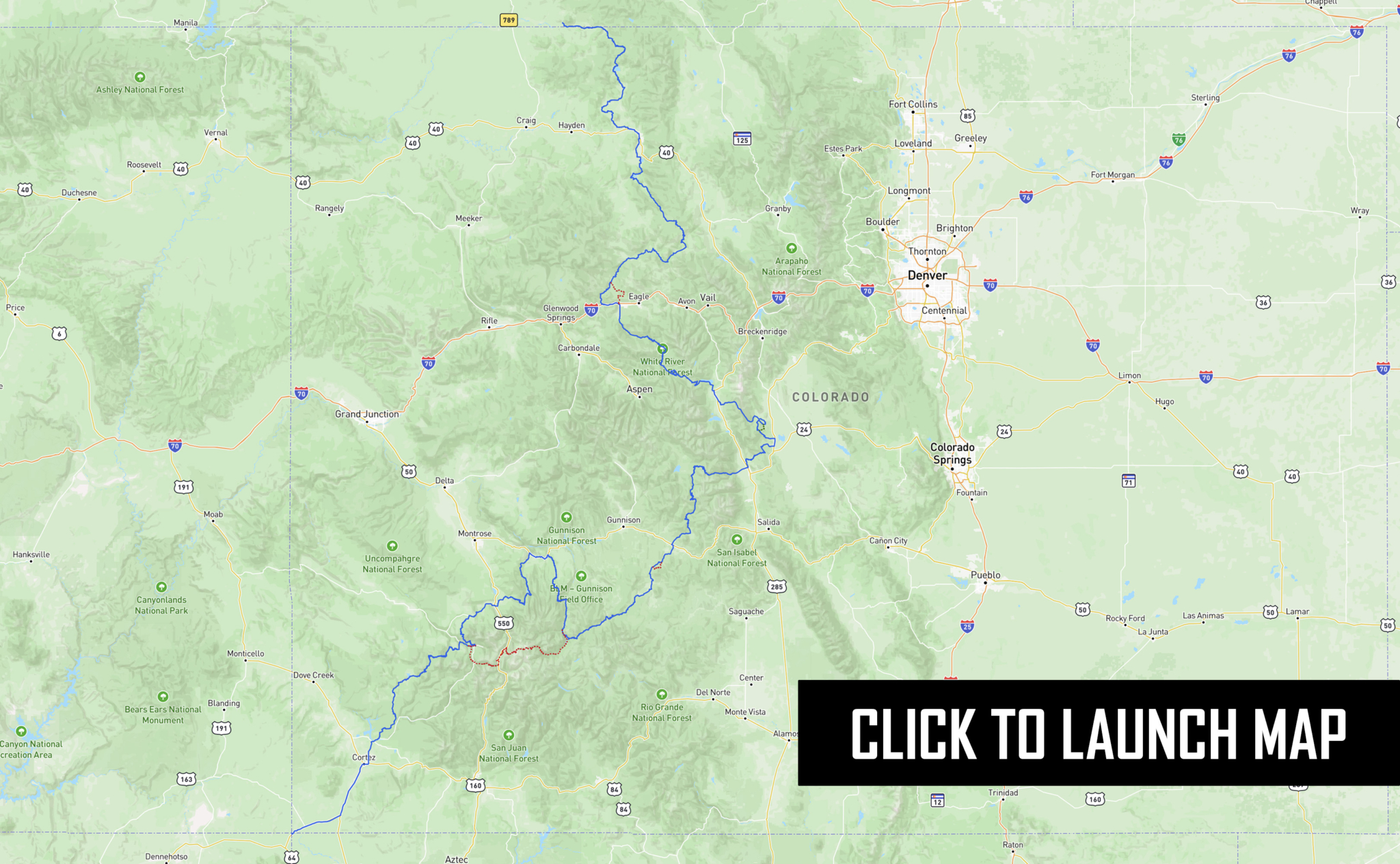 Colorado Backcountry Discovery Route (COBDR) Map & Information