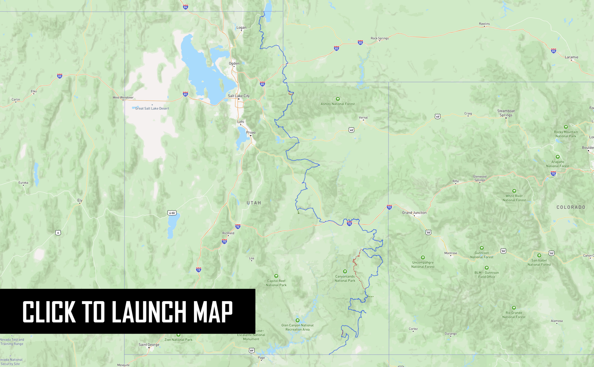 Utah Backcountry Discovery Route (UTBDR) Map & Information