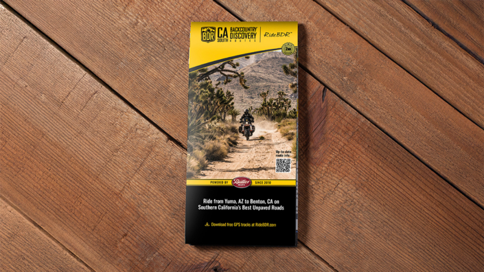 Southern California Backcountry Discovery Route (CABDR-South) Map ...